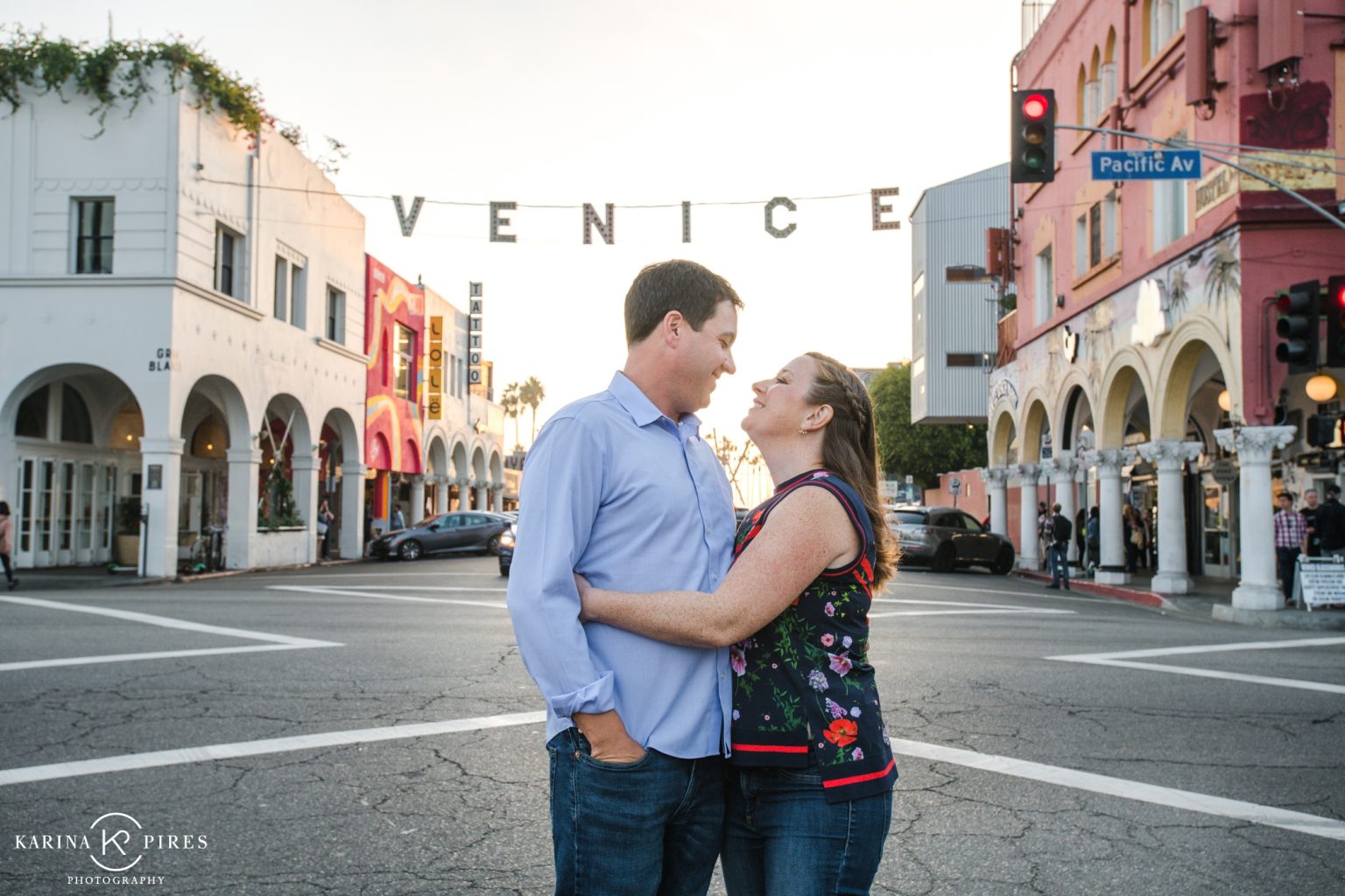 Lindsay and Kyle - Venice Beach Engagement Session - Karina Pires ...