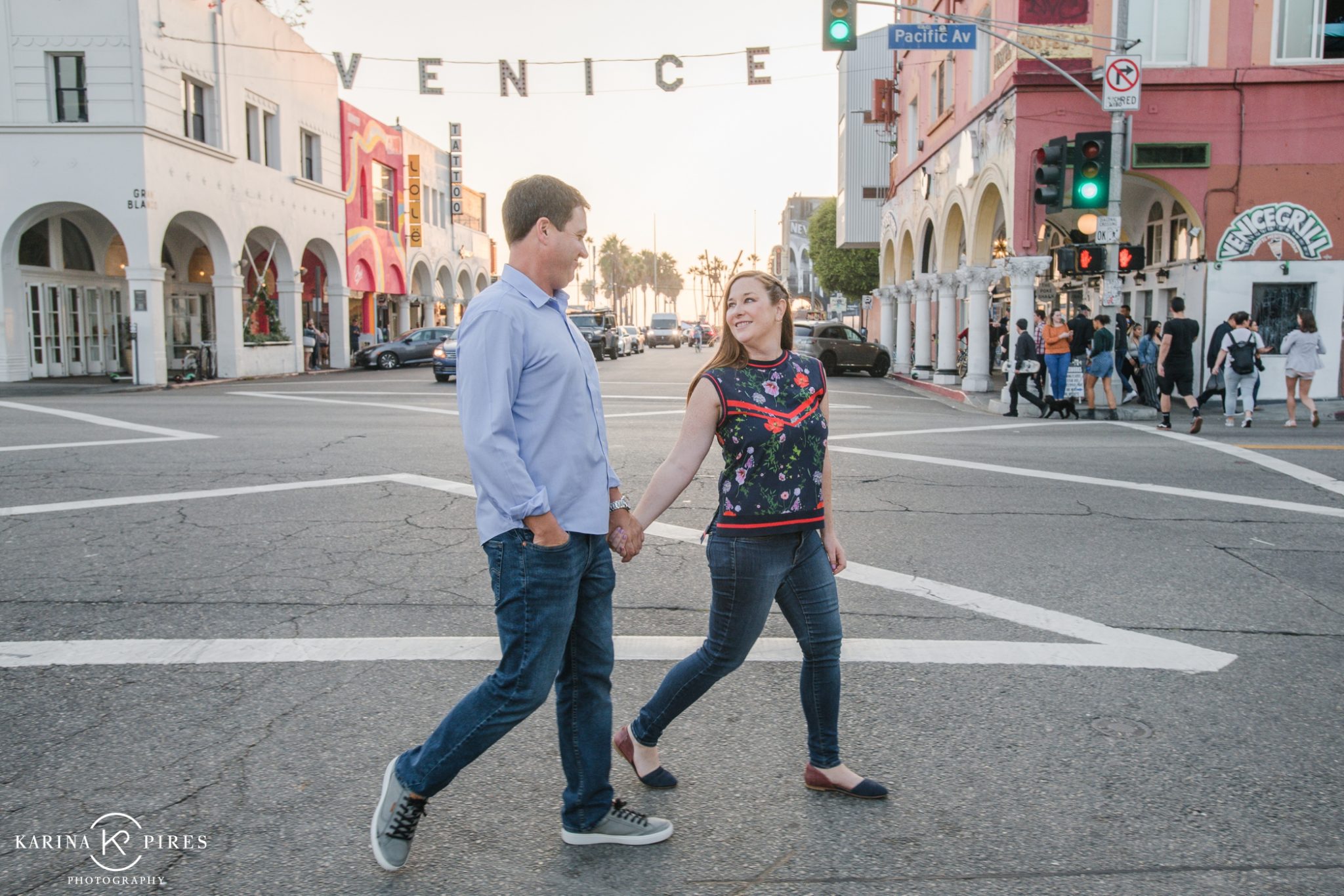 Lindsay and Kyle - Venice Beach Engagement Session - Karina Pires ...