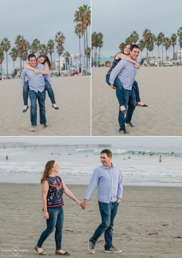 Lindsay and Kyle - Venice Beach Engagement Session - Karina Pires ...