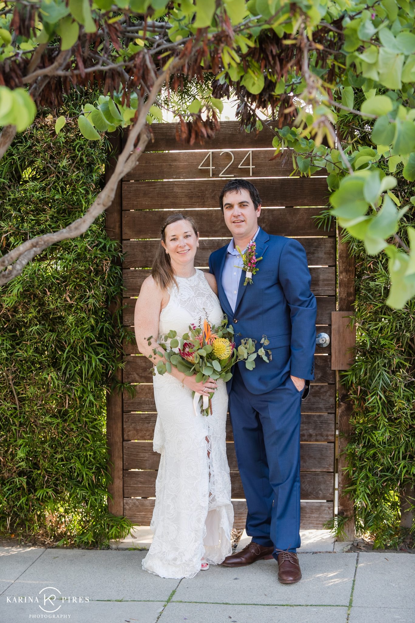 Lindsay and Kyle - Backyard Wedding in Santa Monica - Karina Pires ...