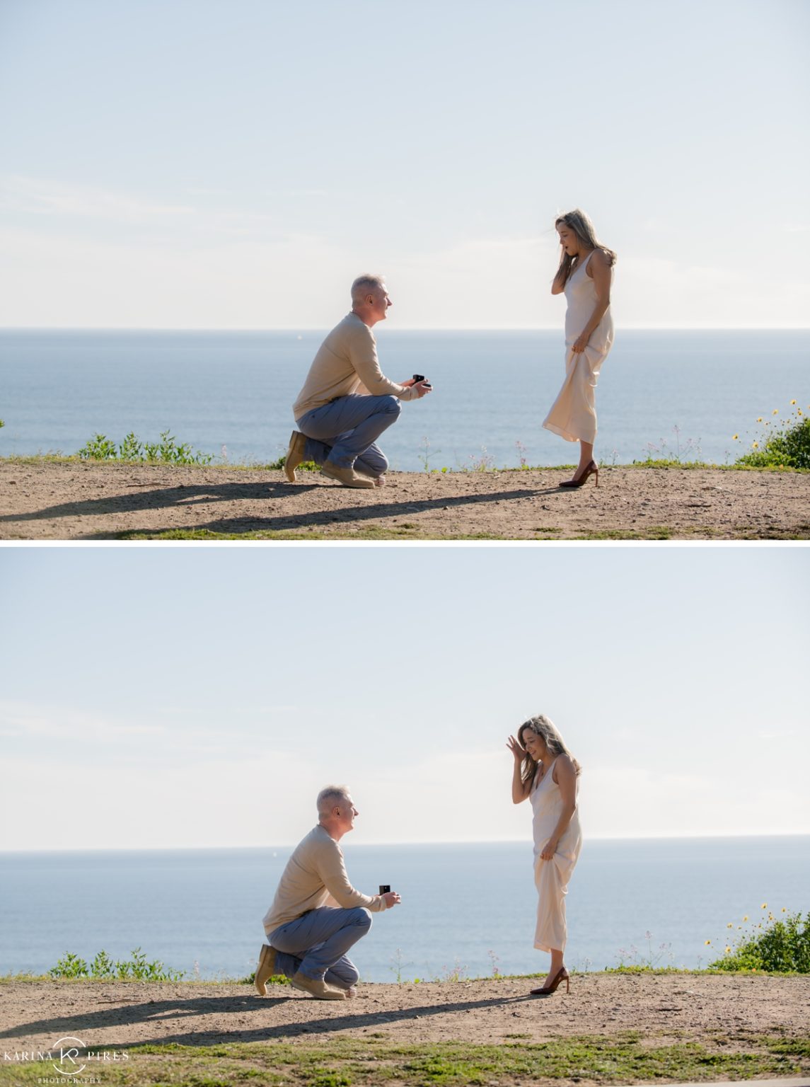 Surprise Proposal Overlooking The Bluffs - Karina Pires Photography