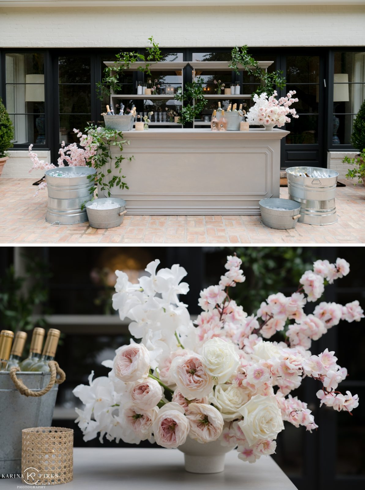 Luxury Baby Shower Overflowing with Garden Roses - Karina Pires Photography
