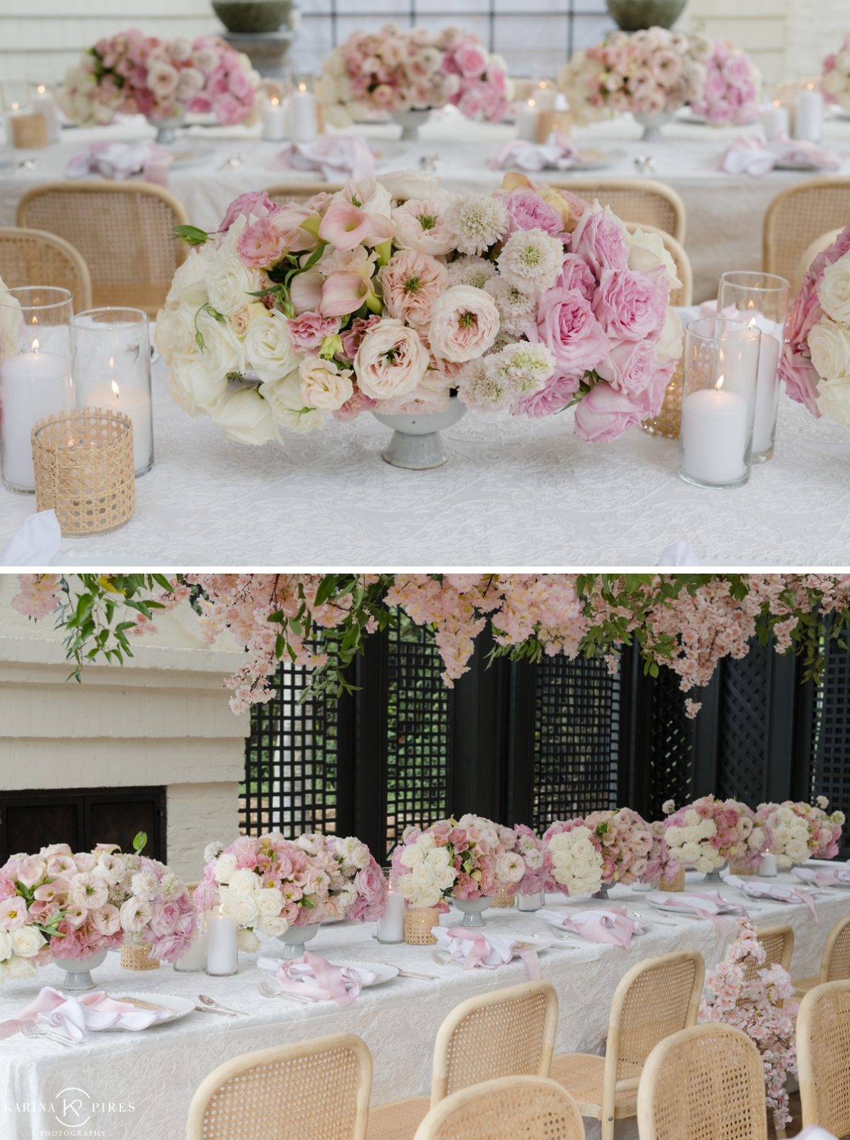 Luxury Baby Shower Overflowing with Garden Roses - Karina Pires Photography