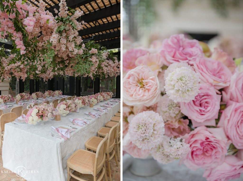 Luxury Baby Shower Overflowing with Garden Roses - Karina Pires Photography