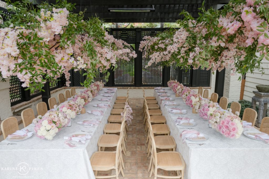 Luxury Baby Shower Overflowing with Garden Roses - Karina Pires Photography